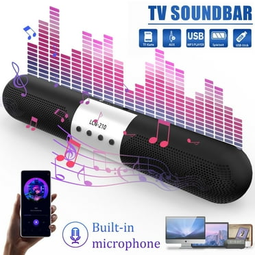 Pyle Wave Base Sound bar with Bluetooth for TV Tabletop Digital Audio ...