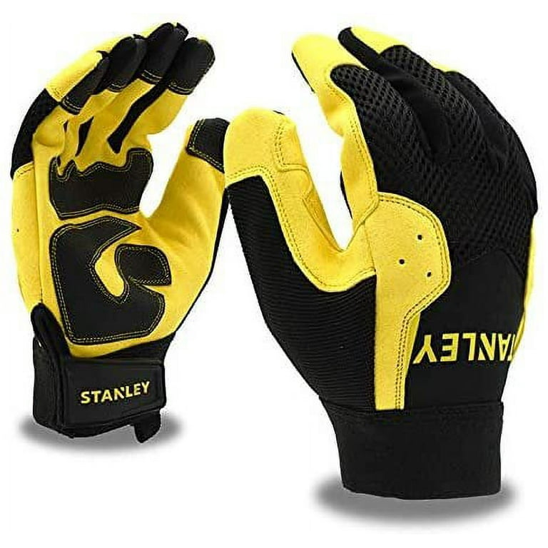 Stanley Synthetic Leather Work Safety Gloves with Comfort Stanley Synthetic Leather Work Safety Gloves with Comfort