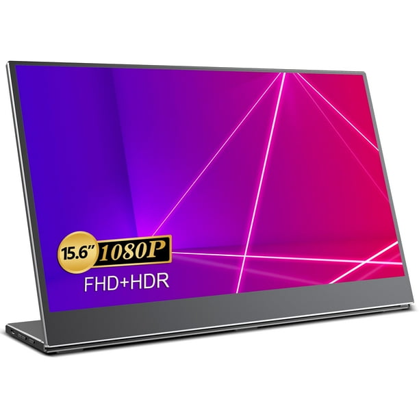 EVICIV 15.6 Inch Portable Monitor Freestanding Frameless, FHD 1080P ...