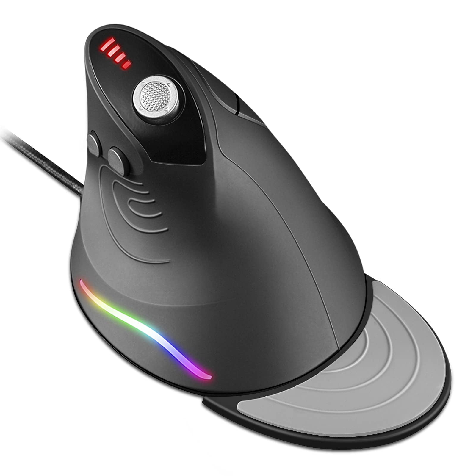 Gaming Mouse with 5 D Rocker, Ergonomic Mouse with 10000 DPI/12 ...