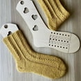 Wooden Sock Blockers Set of 2, Knitting Sock Shaper & Dryer for ...