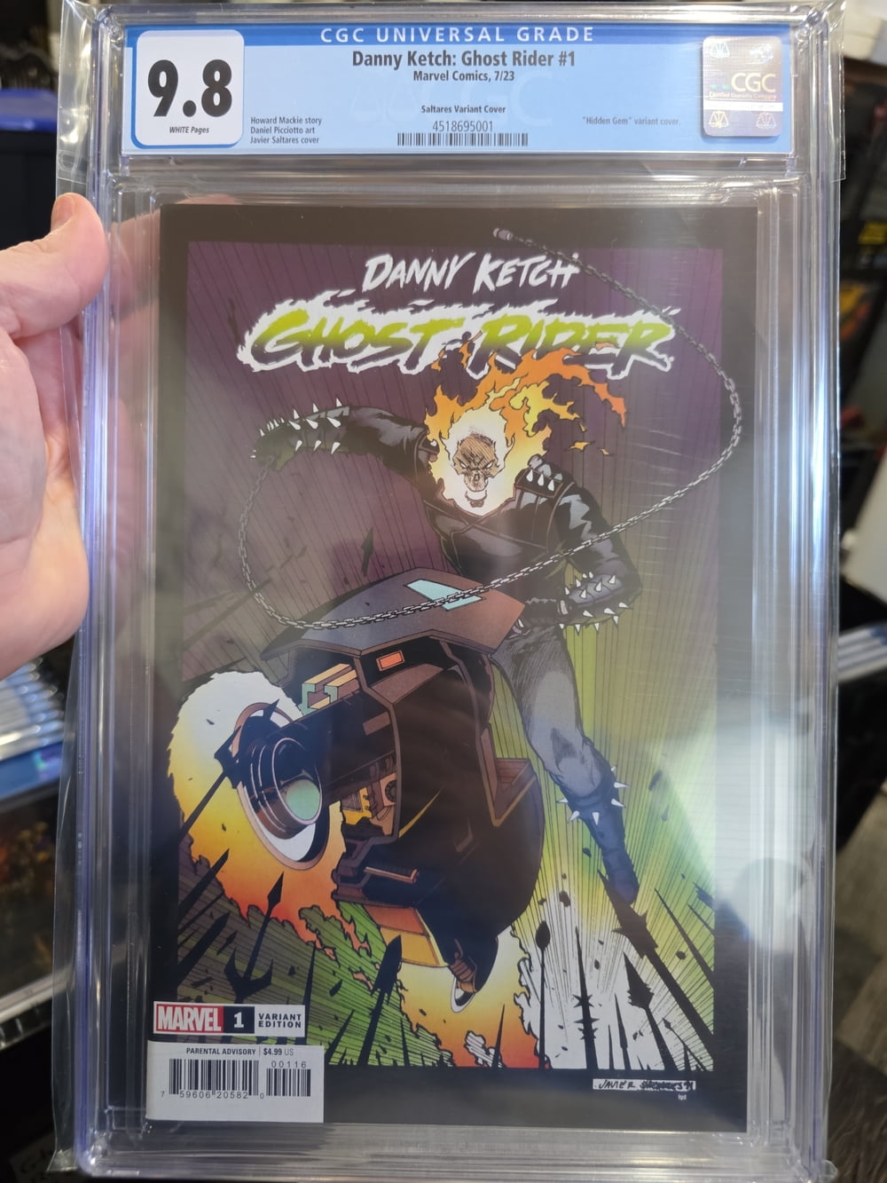 Danny Ketch: Ghost Rider #1 - CGC 9.8 Comic Book - Walmart.com