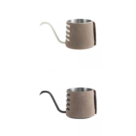 2Pieces Coffee Drip Kettle Handleless Tea Pot for Drip Coffee Maker ...