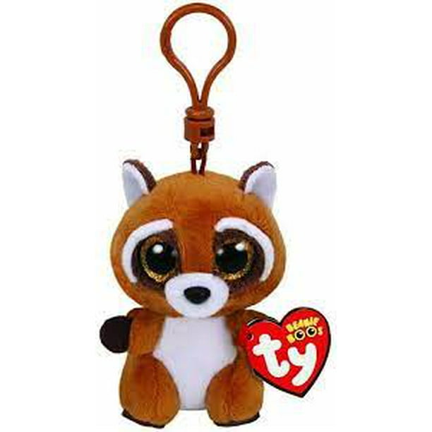 TY Beanie Boos Rusty The Raccoon Boo Key Clip - Walmart.com