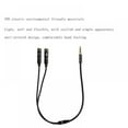 Headsets Splitter Adapter, 3.5mm Jack Separate Headphone & Mic Plug ...