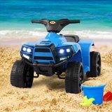 TOBBI 6V Electric Kids Ride on ATV Quad Car 4 Wheeler Ride on Toy W/ LED Headlight, Horn, Speed ...