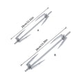 Stainless Steel Grills Rotisserie Forks Meat Spit Rods Barbecue ...