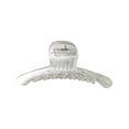 Callipe Women Hair Claw Transparent Design Strong Grip Hair Clip Back ...