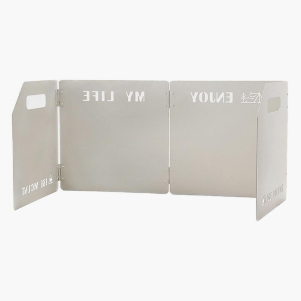 Aosijia Stove Wind Deflector Outdoor Stove Four-fold Windshield Camping ...