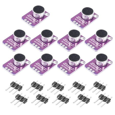 10 PCS Electret Microphone Amplifier Adjustable MAX4466 Module ...