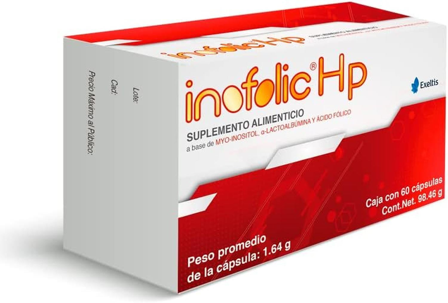 Suplemento Alimenticio Inofolic HP 60 cápsulas multicolor | Walmart en ...