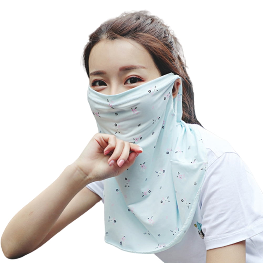 Summer Women Face Cover Outdoor Cycling Sport Breathable UV Protection ...
