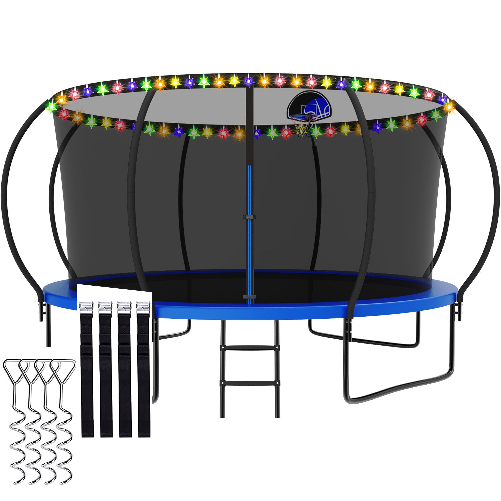 CITYLE Trampoline 12FT 14FT 15FT 16FT 1500LBS Trampoline for Adults ...
