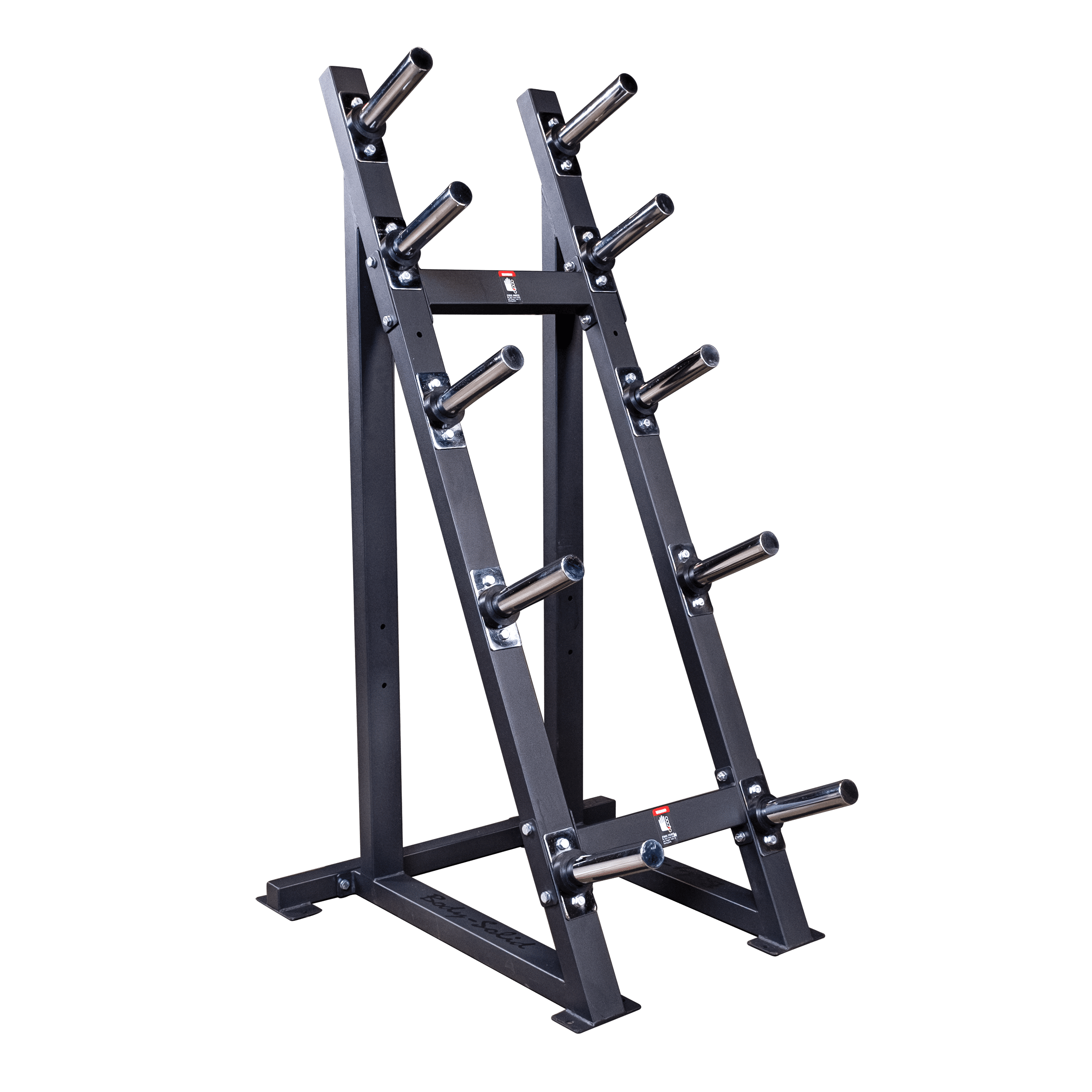 Body Solid - GWT76 High Capacity Olympic Plate Rack - Commercial ...