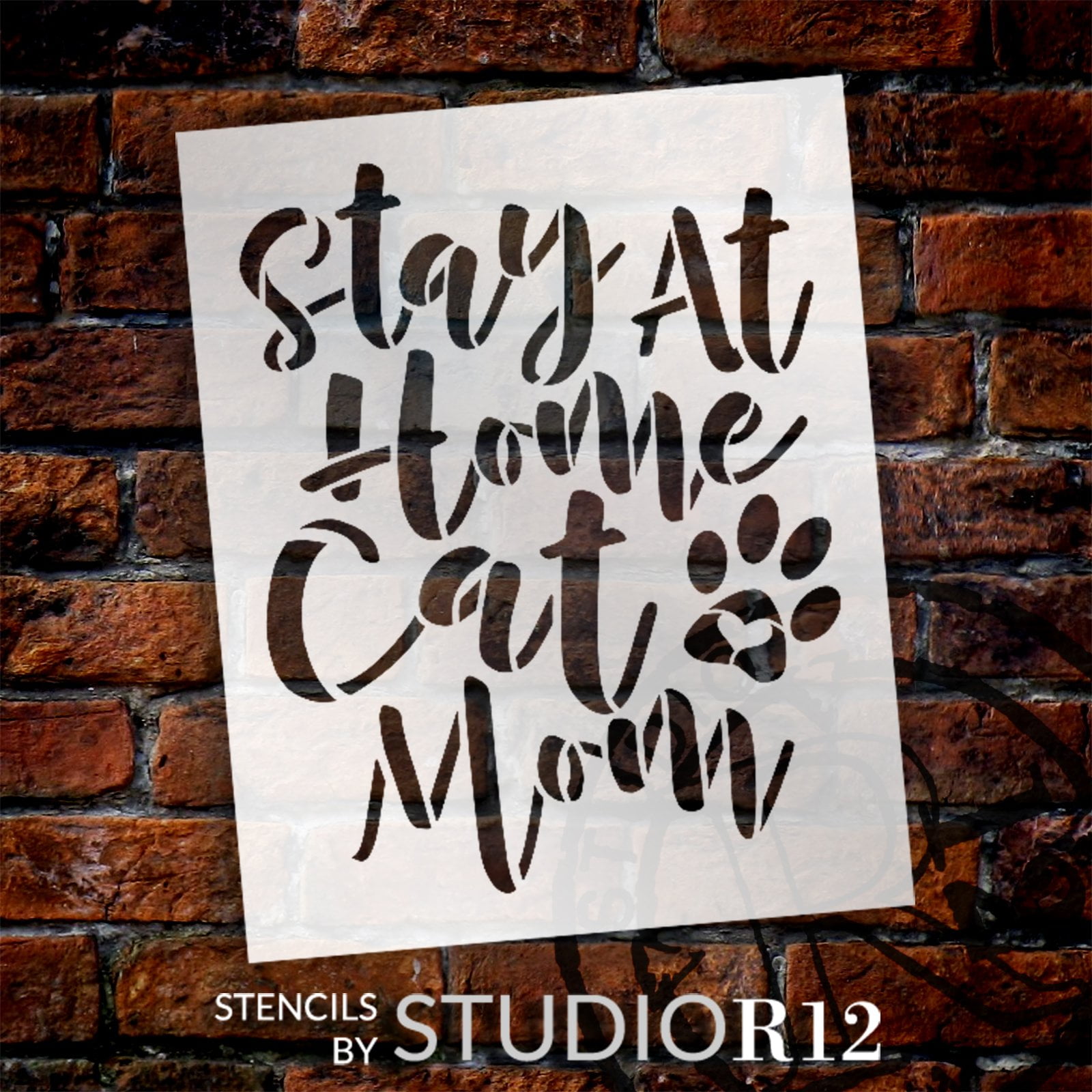 Visual Arts Gift for mom Best Mom Ever STENCIL Mothers day project Art ...