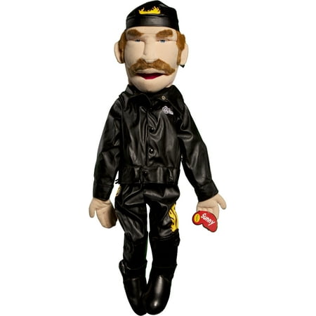 Sunny Toys GS2815 28 In. Biker - Male In Leather, Sculpted Face Puppet ...