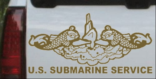 U.S. SUBMARINE SERVICE Car or Truck Window Decal Sticker - Walmart.com