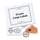 Avery Self-Adhesive Removable Laser Id Labels, White, 8.5 x 11 inches ...