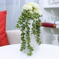 ZOELNIC 1pcs Artificial Succulents Hanging Plants Fake String of Pearls ...