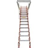 Hidden Telescopic Folding Extension Ladder Retractable Attic Ladder ...