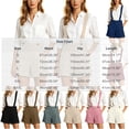 Asgosdo Shorts for Women Summer High Waisted Cuffed Hem Loose Fit ...