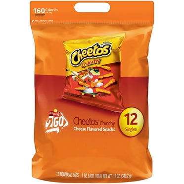 Cheetos Crunchy Cheese Flavored Snacks, Party Size, Travel Grab, 1 oz ...