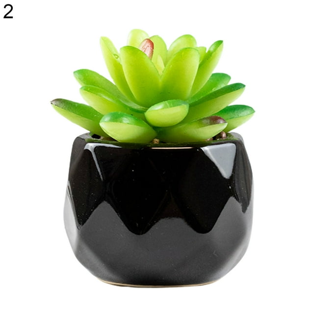 Small Artificial Succulents Plants Artificial Potted Fake Plant Decor ...