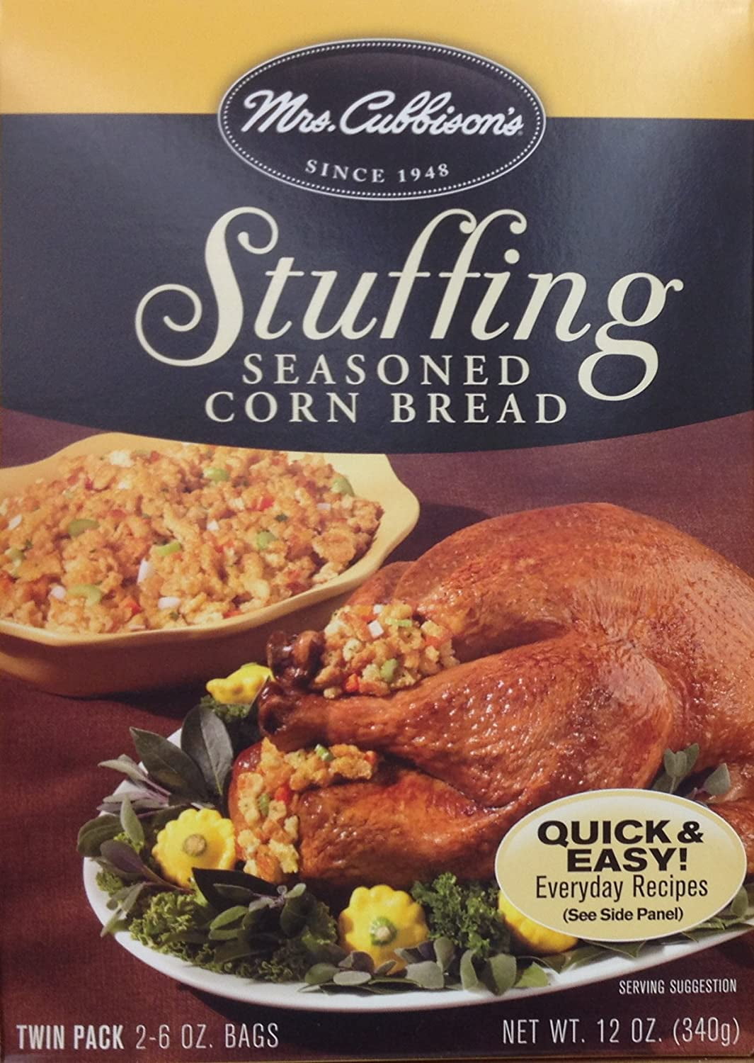 Mrs. Cubbison's Stuffing Mix, Corn Bread, 12 OZ - Walmart.com