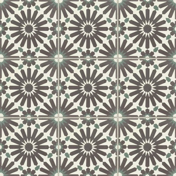 Remy 8-in x 8-in Pattern Field Tile in Remix 5.28sf per box - Walmart.com