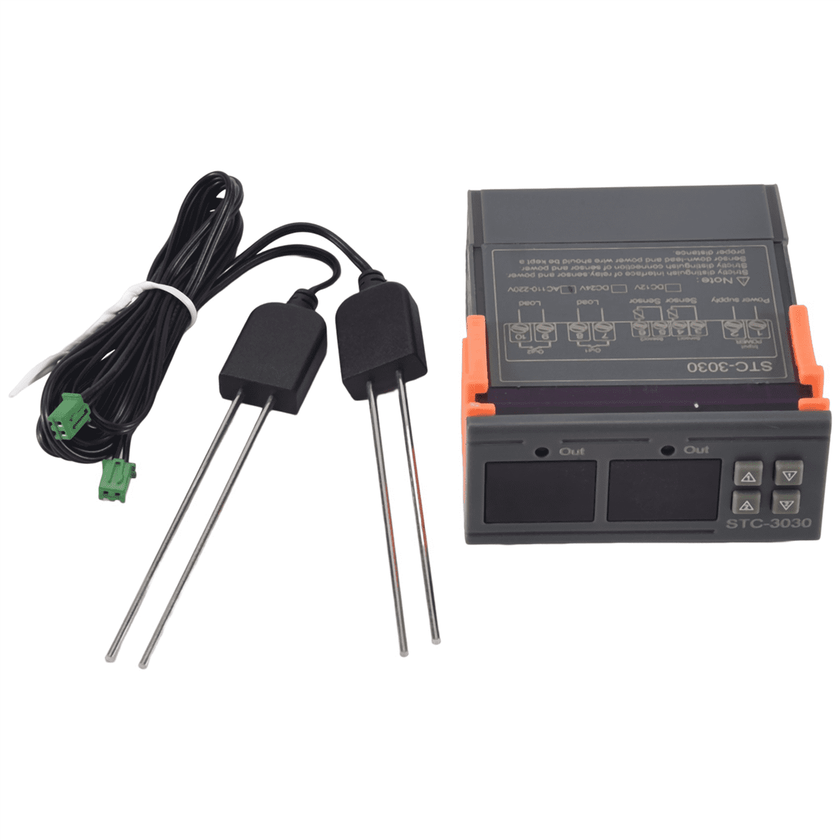 AC110-220V STC-3030 Controlador Digital Dual de Humedad del Suelo ...