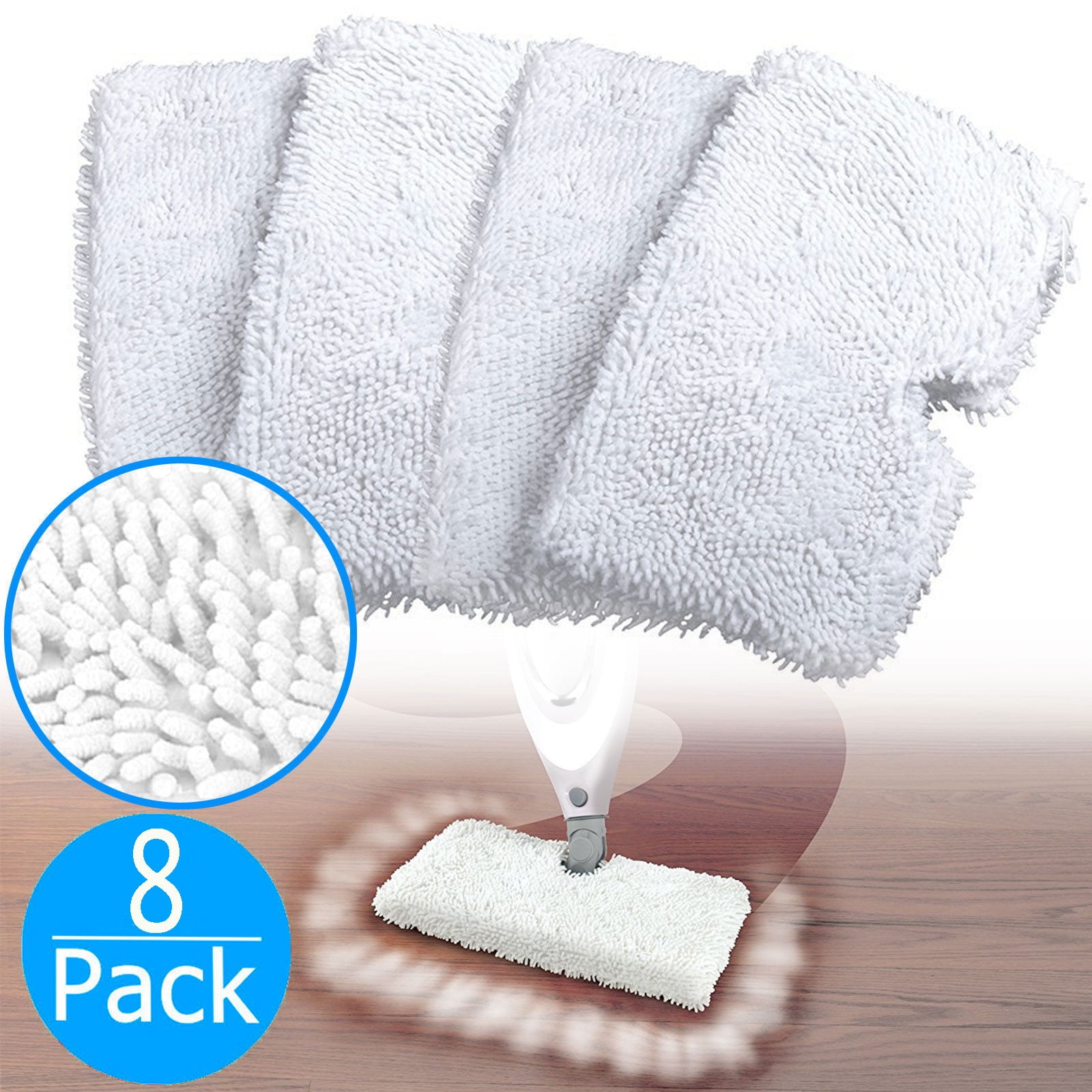 Click here for Htscf (8/4 Pack)shark Steam Pocket Mop Pads Replac... prices