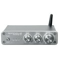 Rockville BLUAMP 21 SILVER 2.1 Channel Bluetooth Home Audio Amplifier ...