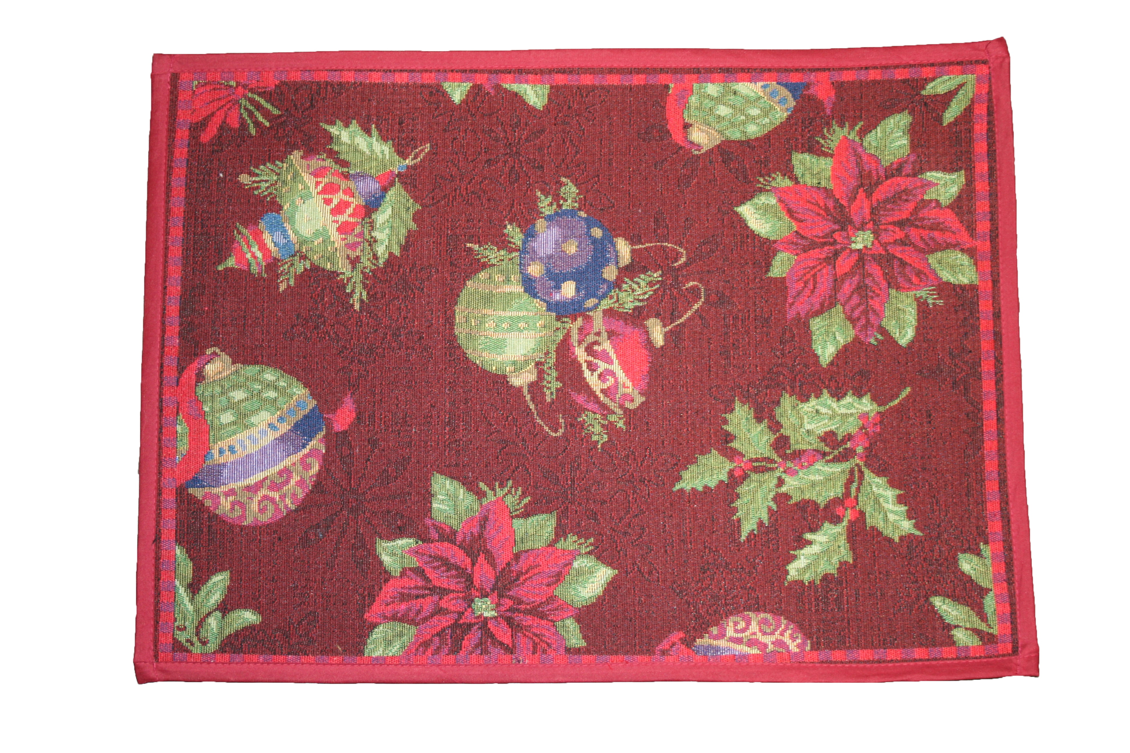 Holiday Christmas Poinsettia Design 19" X 27" Area Rug - Walmart.com