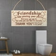 Farfi Wooden Sign Eco-friendly Anti-deform Wood Warning Decorative ...