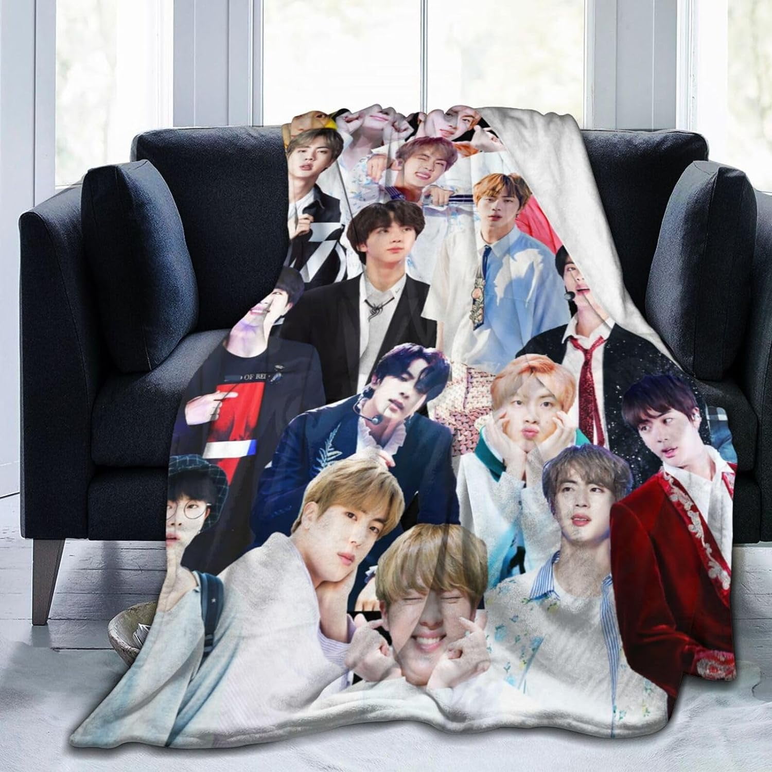 Click here for Blanket Kim Seokjin Soft And Comfortable Wool Flee... prices