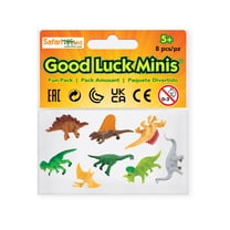 Safari Ltd. Good Luck Minis Savanna Fun Pack - 8 Mini Figurines of ...
