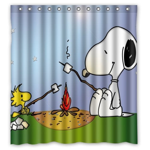 Click here for Touxihaa Anime Charlie Brown Shower Curtain Bathro... prices
