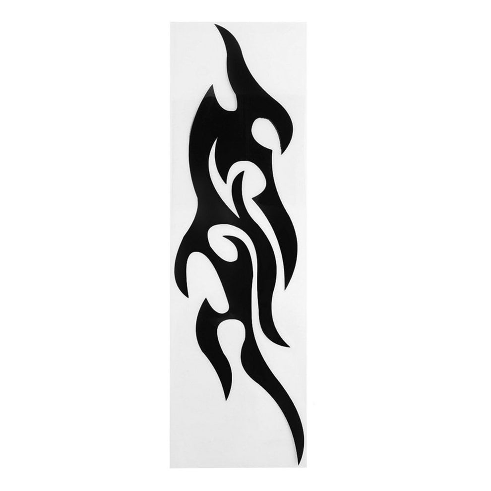 Waterproof 2 pcs Car Vehicle Body Fire Flame Decal Window Bumper Hood ...