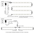 Under Cabinet LED Lighting Kit for Kitchen Cabinets Counter Shelf ...