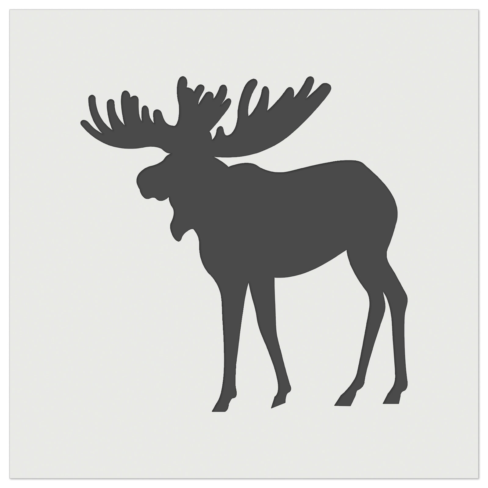 Moose Solid DIY Cookie Wall Craft Stencil - 4.5 Inch - Walmart.com