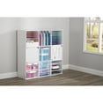 Simply Tidy White Modular Panel Cube - File Organizer & Desk Shelves ...