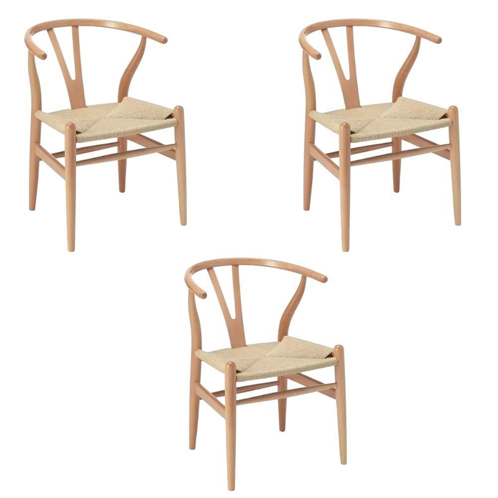 Click here for Heavenly Collection Wood Dining Chair Set Of 3 prices