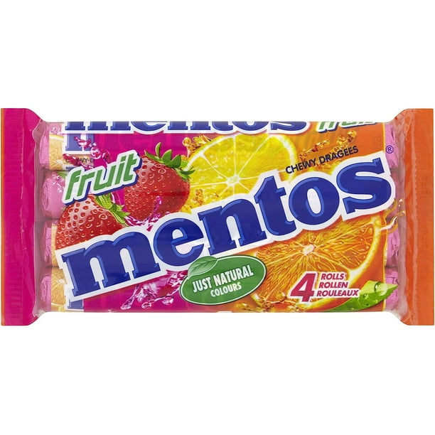 Mentos Fruit candy per pack, 4 Count - Walmart.ca