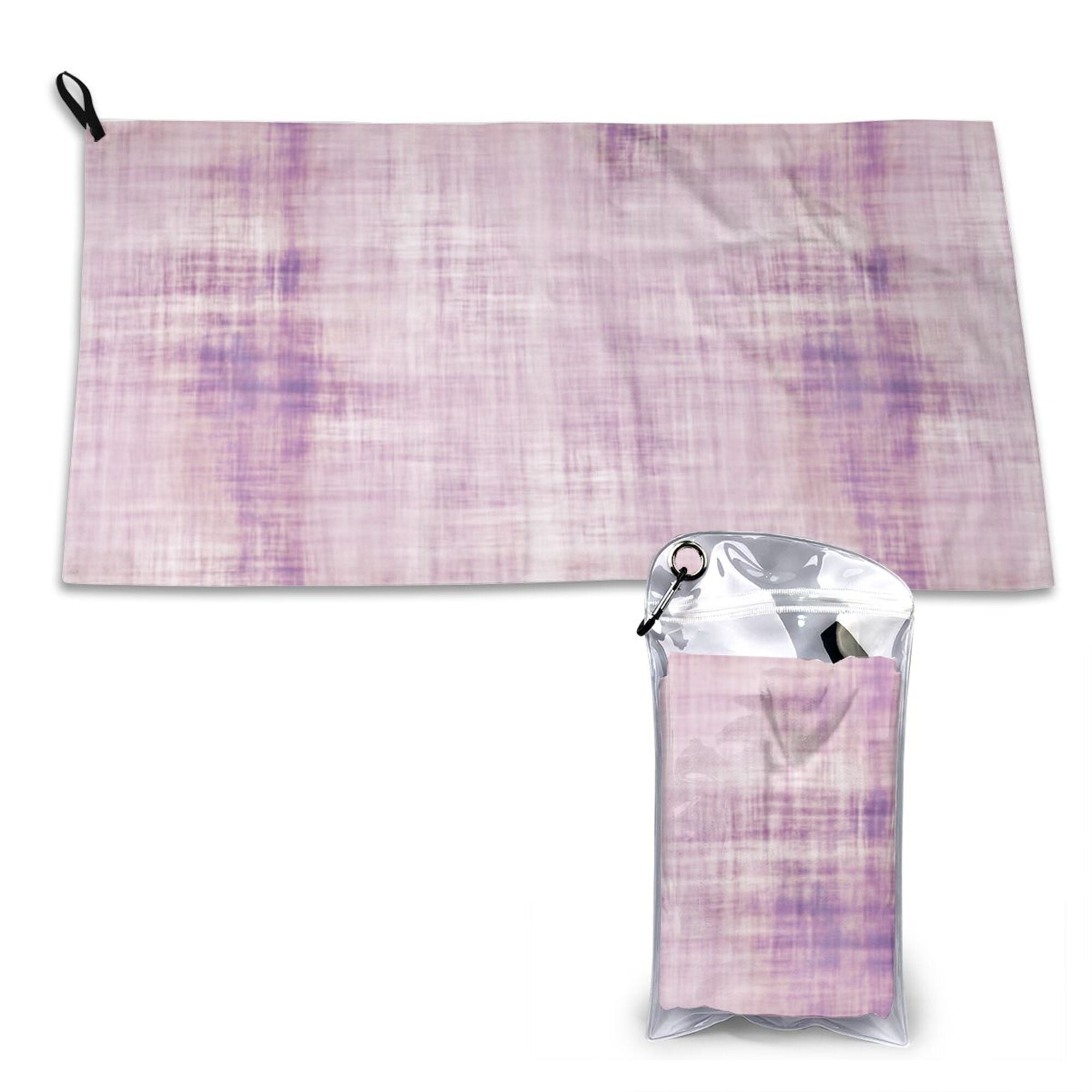 YFYANG Adult Microfiber Portable Travel Towel, Watercolor Purple ...