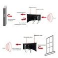 25.7cm Panel Height Mic Sound Absorbing Foam Reflector Plastic ...