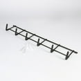 Hyper Tough Steel Multi-Hook Rack, Screw Mounted, Black Powder Coated ...