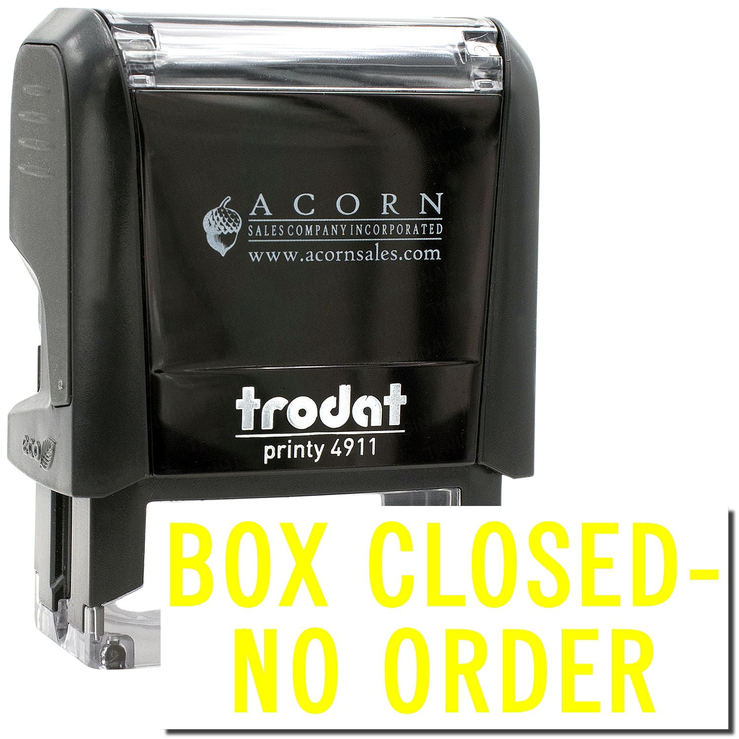 Self-Inking Box Closed No Order Stamp, Trodat Printy 4911, Press and ...
