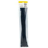 Hello Hobby Black Fuzzy Sticks 25 Pack 12 inch Craft Supplies for ...