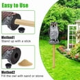 Owl Decoy Statue Protect Garden Yard Scare Birds Away Pigeon Repellent ...