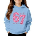 67 Six Seven Letter Sweatshirts For Kids Hoodies Sweatshirts Casual ...